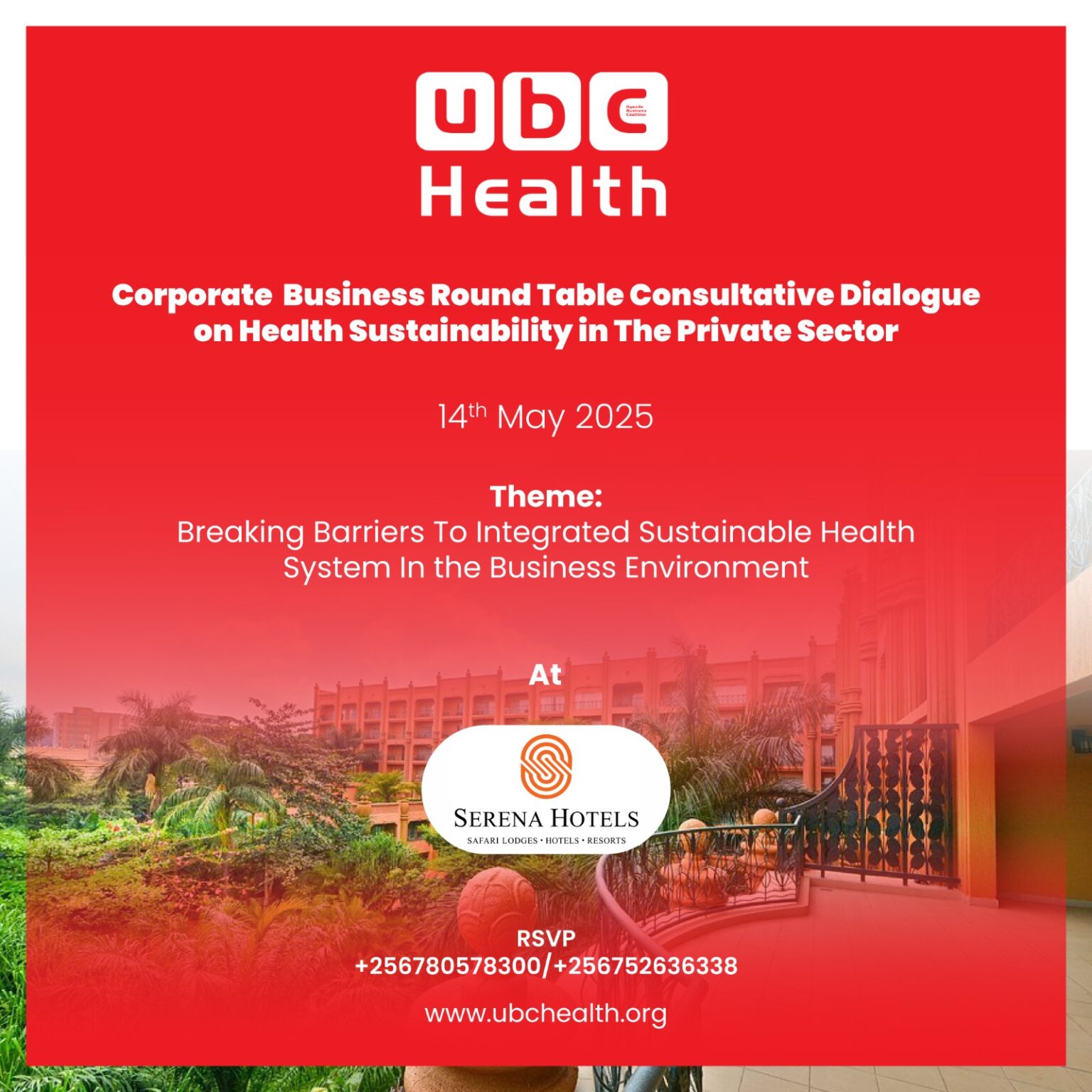 UBC health set to host 1st resurrection corporate event on 14th of may 2025 at ( NILE HALL) in ...